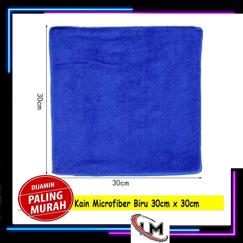Jual Kain Lap Microfiber Serbaguna 30x30cm Kain Lap Motor Mobil ...