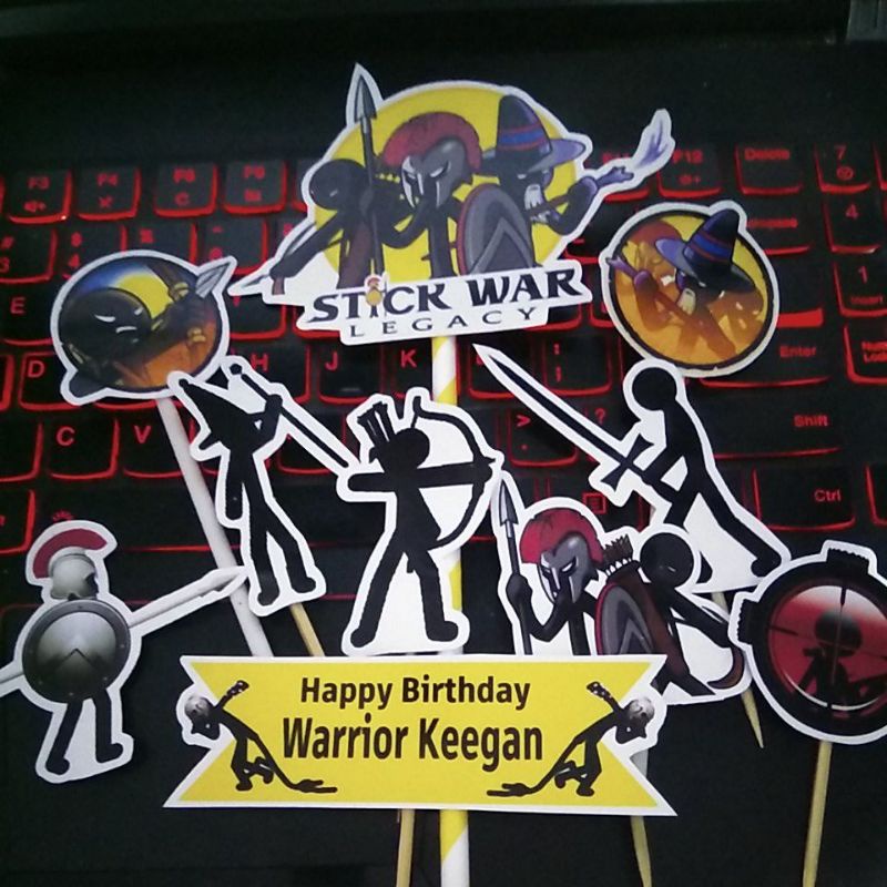 Jual cake topper hiasan kue stik stick war legacy | Shopee Indonesia