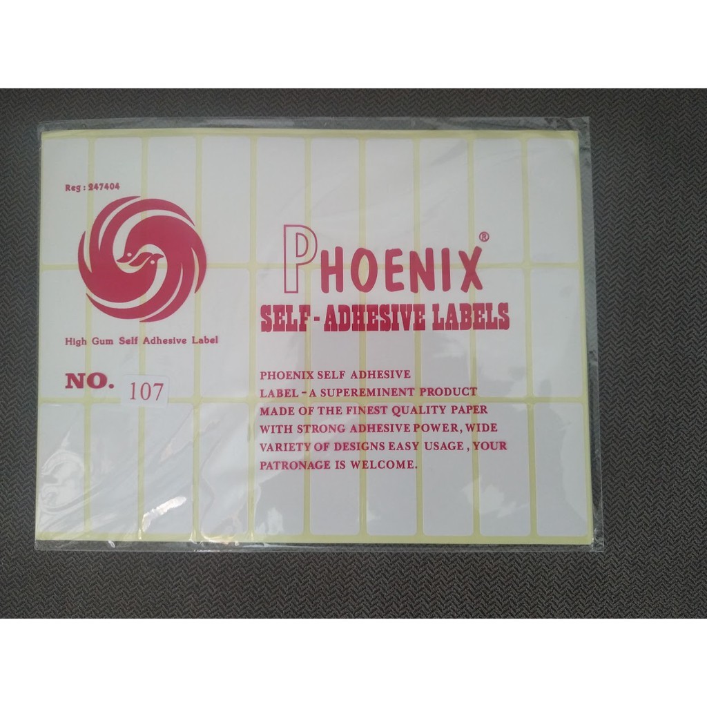 Jual Label Harga / Label Sticker Nama Untuk Undangan no.107 19 x 50 mm ...