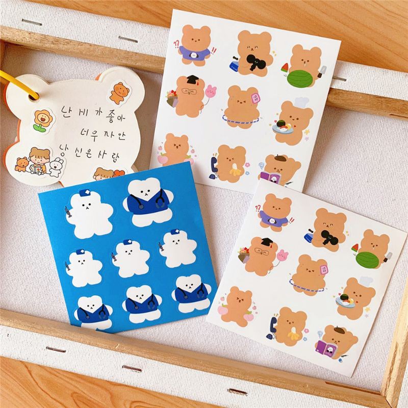 Jual Stiker dekorasi Korea planner journal - stickers korea tema ...