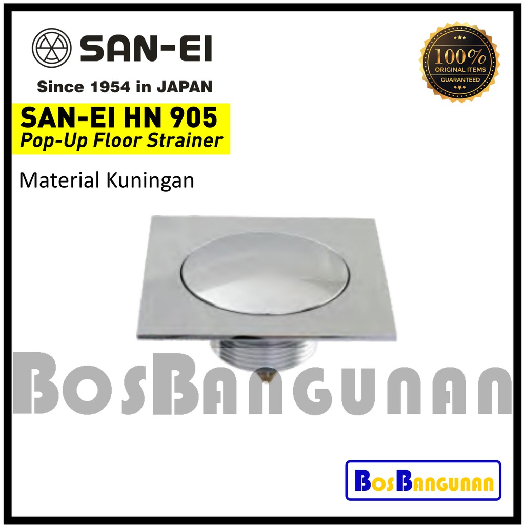 Jual Pop Up Floor Strainer SAN-EI HN 905 / Saringan Got Pencet SAN-EI HN905 / Floor Drain SAN-EI ...