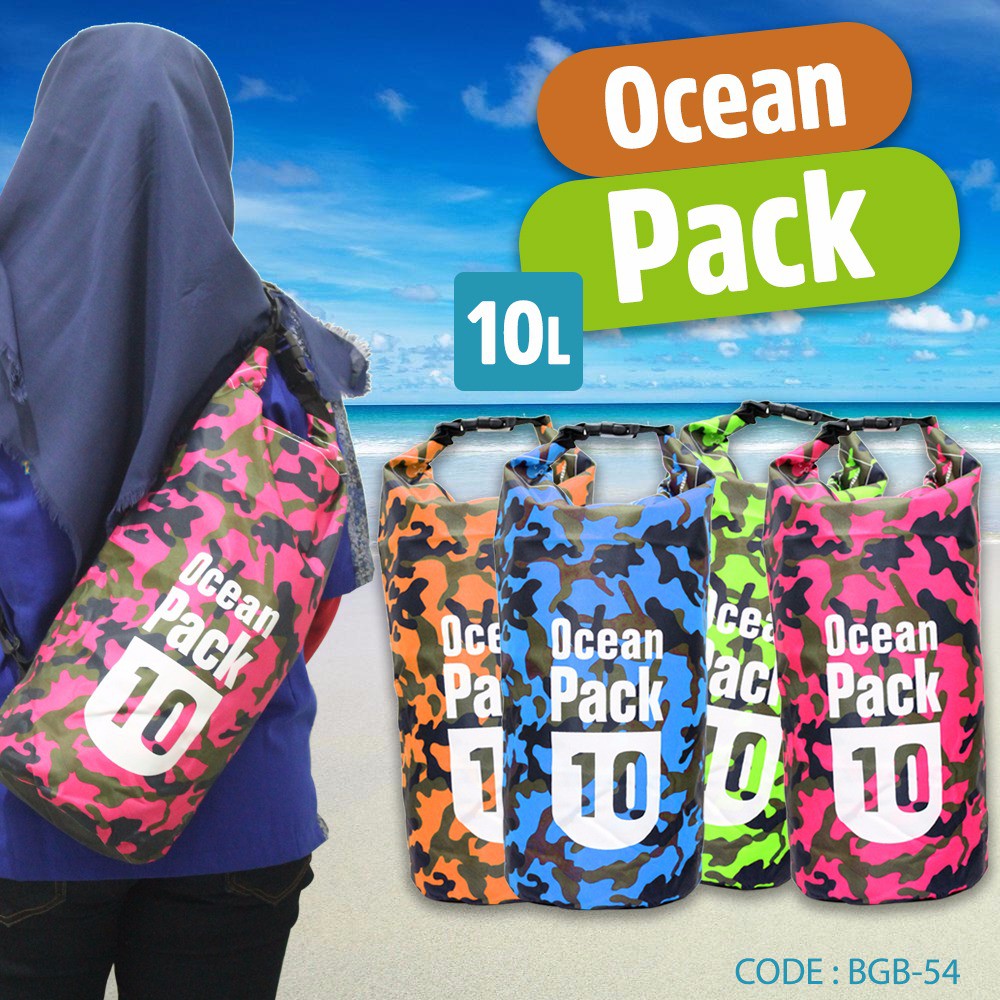Jual Ocean 10 Lt - Tas anti air Ocean 10 Liter - Waterproof | Shopee ...