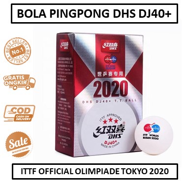 Jual BOLA PINGPONG DHS DJ40+ - BOLA TENIS MEJA PUTIH - BOLA PIMPONG ISI 6 MURAH - BOLA TENIS ...