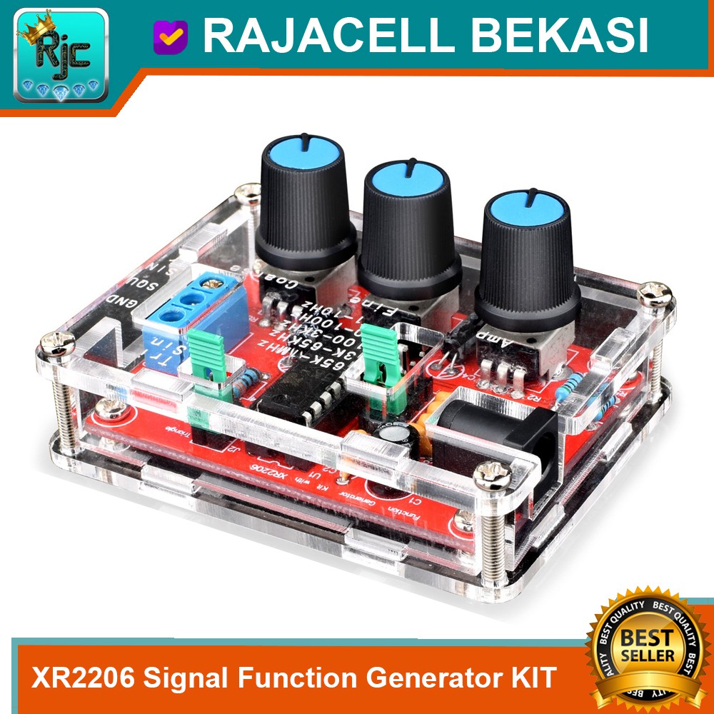 Jual DIY 1Hz -1MHz XR2206 High Precision Function Signal Generator Kit ...