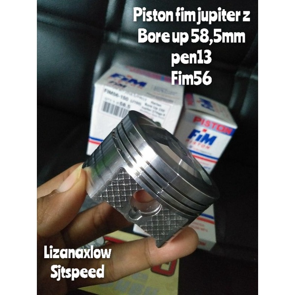 Jual Piston fim jupiter xb 58,5 pen 13 fim56 bore up 150cc | Shopee ...
