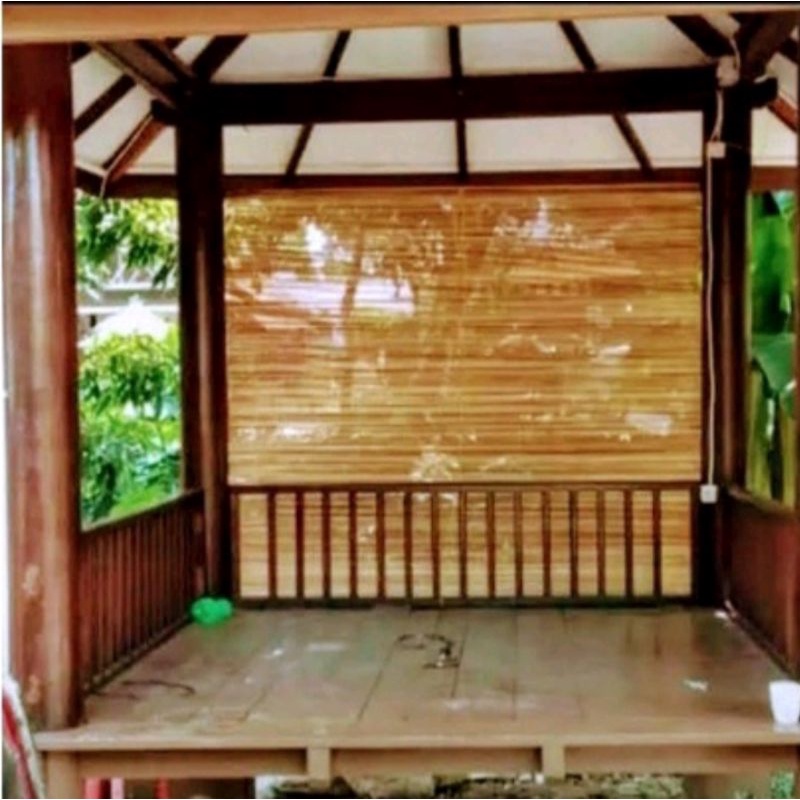 Jual Tirai Bambu Kere Bambu Tiray Bambu Gulung Kerey Bambu Gulung Tirai ...