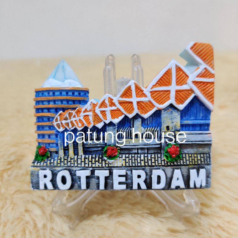 Jual Fridge Magnet Kulkas Souvenir Rotterdam Belanda Holland | Shopee ...