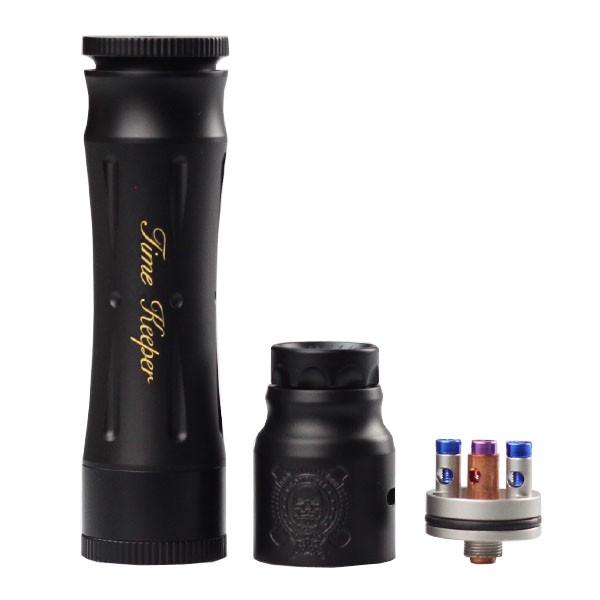 Jual AV Time Keeper Mechanical Mod KIT - FULL BLACK [Clone] | Shopee ...