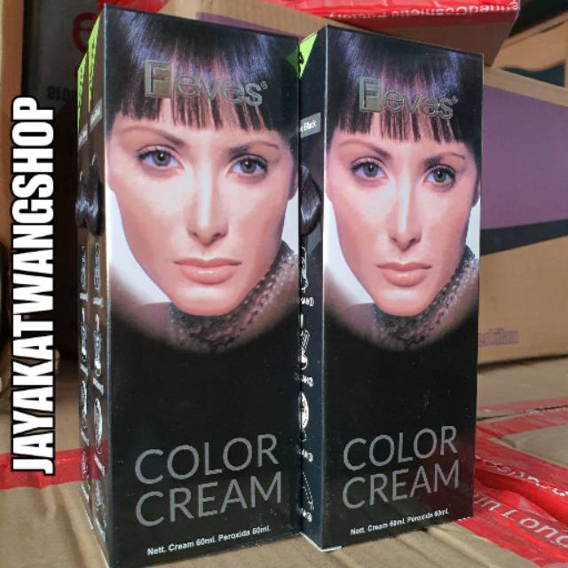 Jual FEVES Hair Color Cream 60 mL | Semir Rambut Feves | Shopee Indonesia