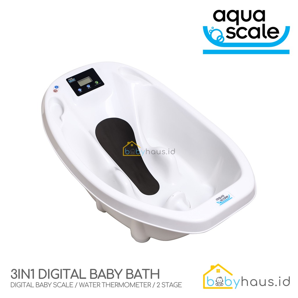 Jual AQUA SCALE - 3IN1 DIGITAL SCALE BABY BATHTUB | Shopee Indonesia