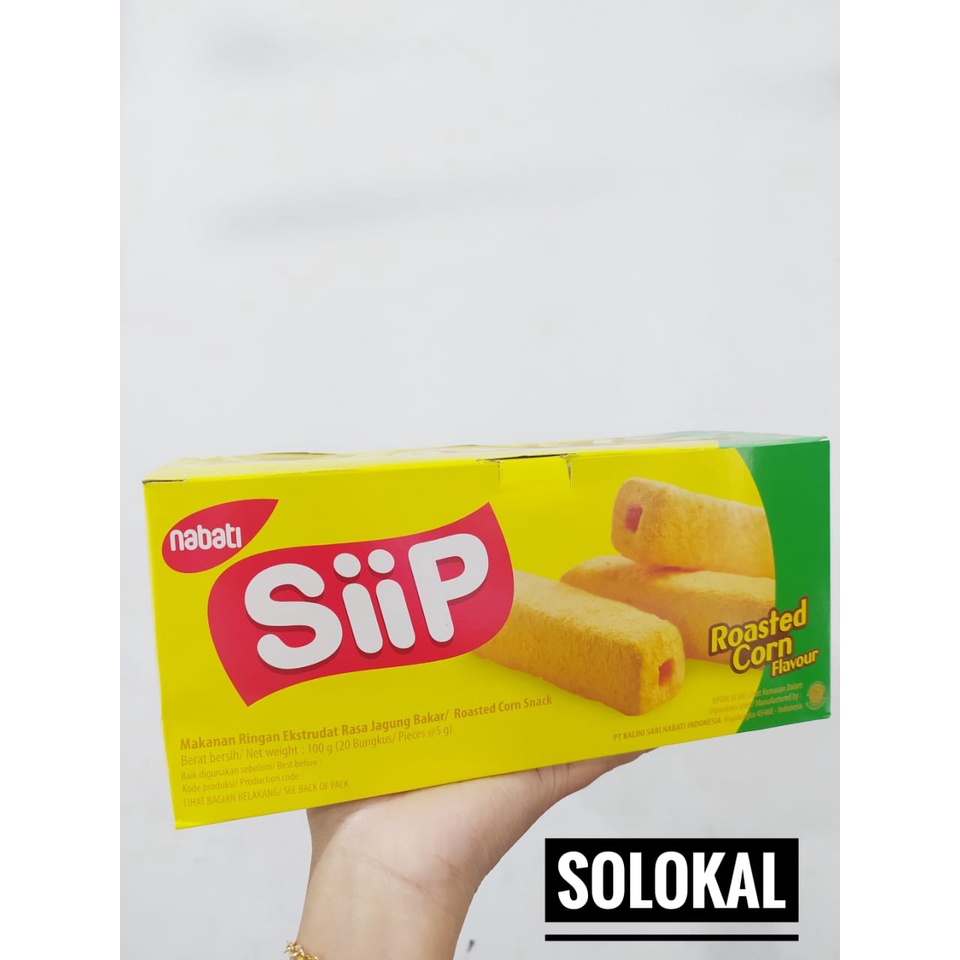 Jual NABATI SIP Nabati Siip 100g isi 20 Bungkus RASA JAGUNG BAKAR ...