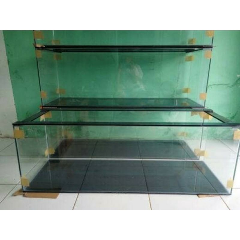 Jual Aquarium Kaca 120x40x40 cm 8 mm full / Aquarium kaca 8 mm full ...