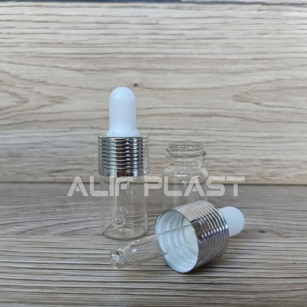 Jual BOTOL PIPET 5 ML TUTUP RING SILVER BERGARIS / BOTOL KACA | Shopee ...