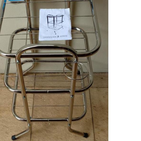 Jual Rak Dispenser 3 Susun | Meja Dispenser Galon | Rak Dapur Minimalis ...