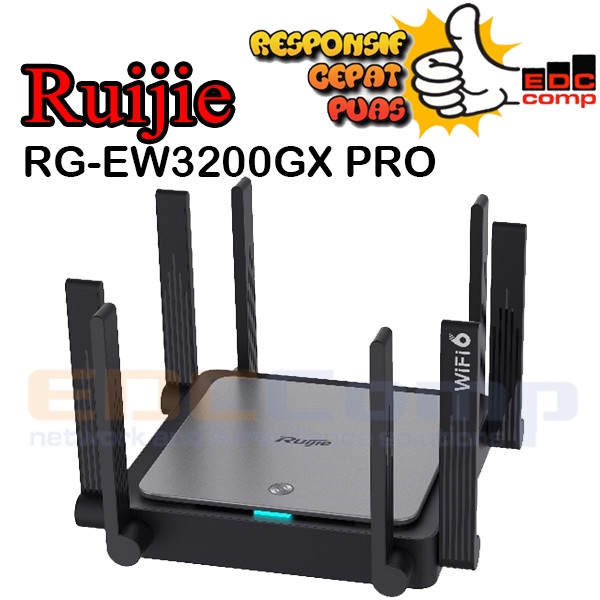 Jual Ruijie RG-EW3200GX PRO | 3200Mbps WiFi 6 Dual Band Gigabit Mesh ...