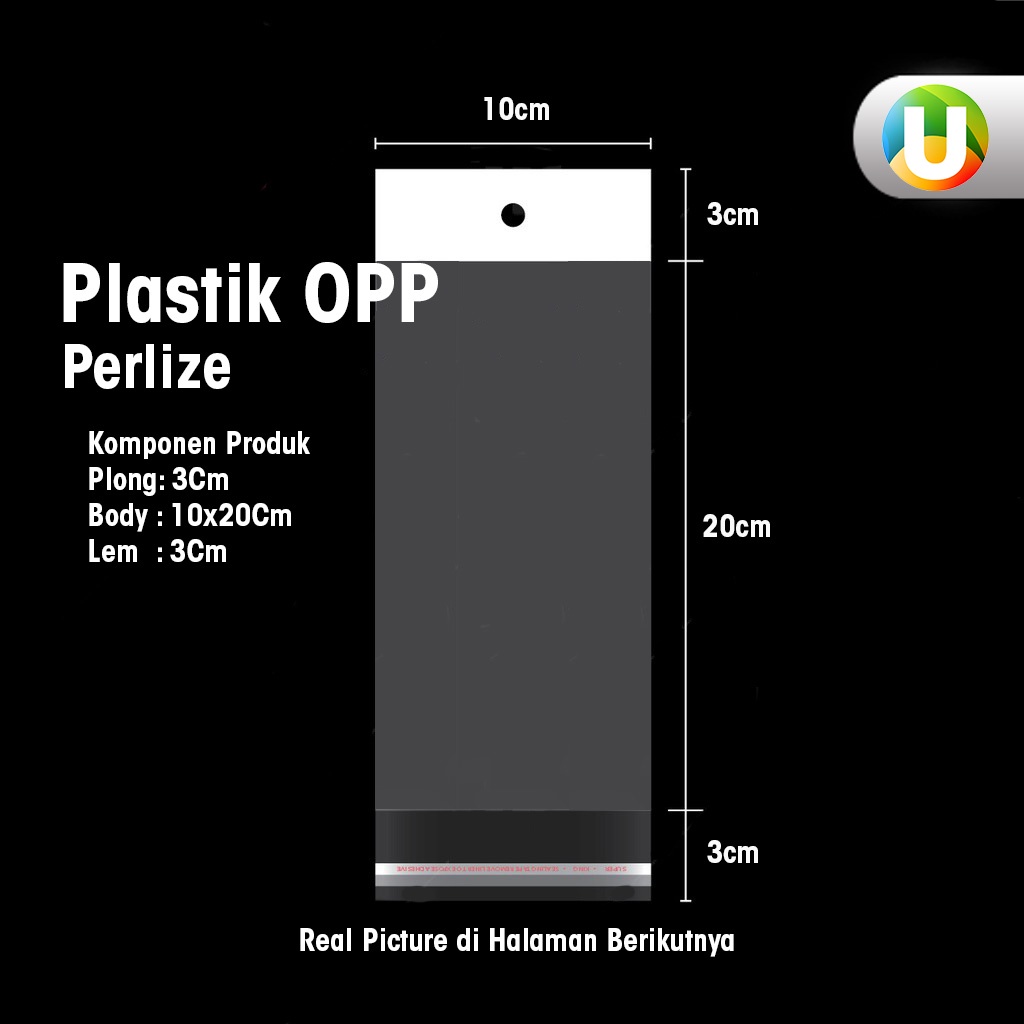 Jual [100pcs] Plastik Opp Perlize Ukuran 10x20+3Cm Perlize /Kemasan ...
