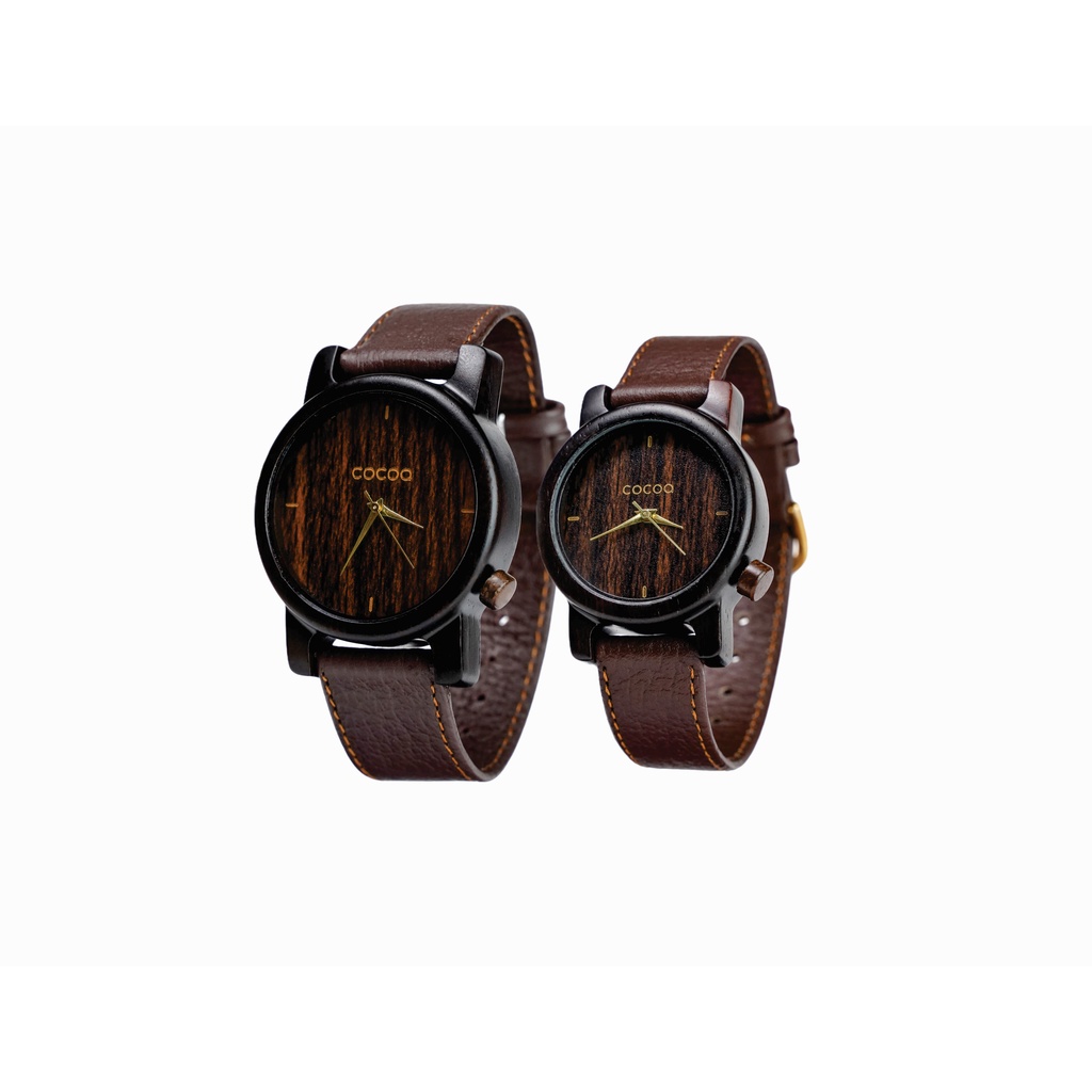 Jual Cocoa Watch Jam Tangan Kayu Couple - Sonokeling Classic | Shopee ...