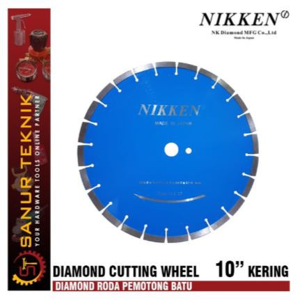 Jual Diamond wheel NIKKEN dry / Pisau Potong Keramik Granit 10" / 10 ...