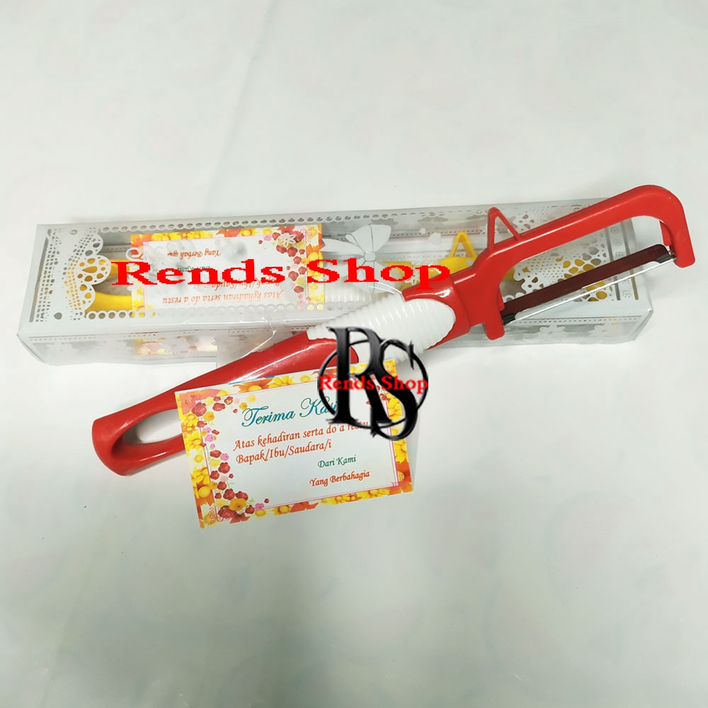 Jual Souvenir 100 Pcs Serutan Besar + KUT Pisau Buah Kemasan Mika ...