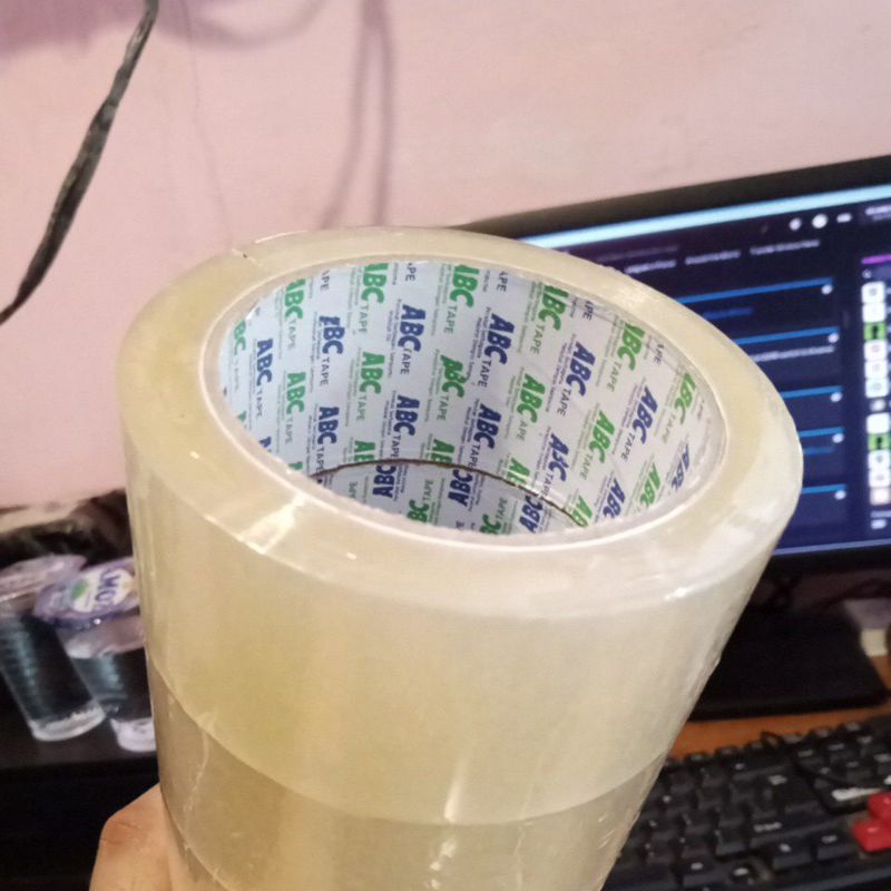 Jual Lakban ABC Tape 45x90 Bening | Shopee Indonesia