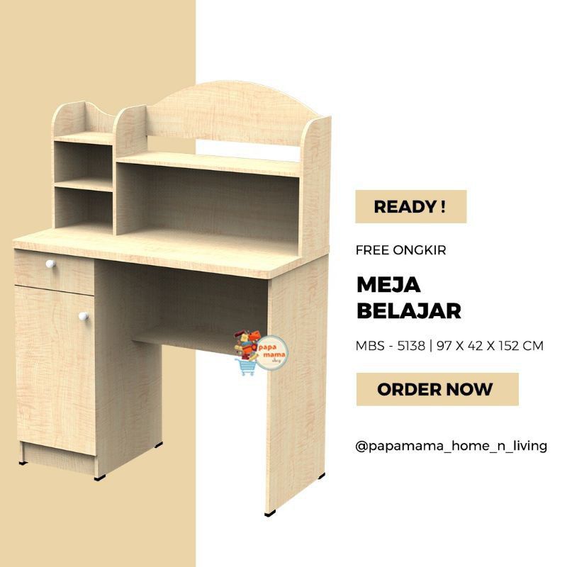 Jual Meja Belajar Murah 90×125cm- Meja Tulis Anak - Medan - Meja ...