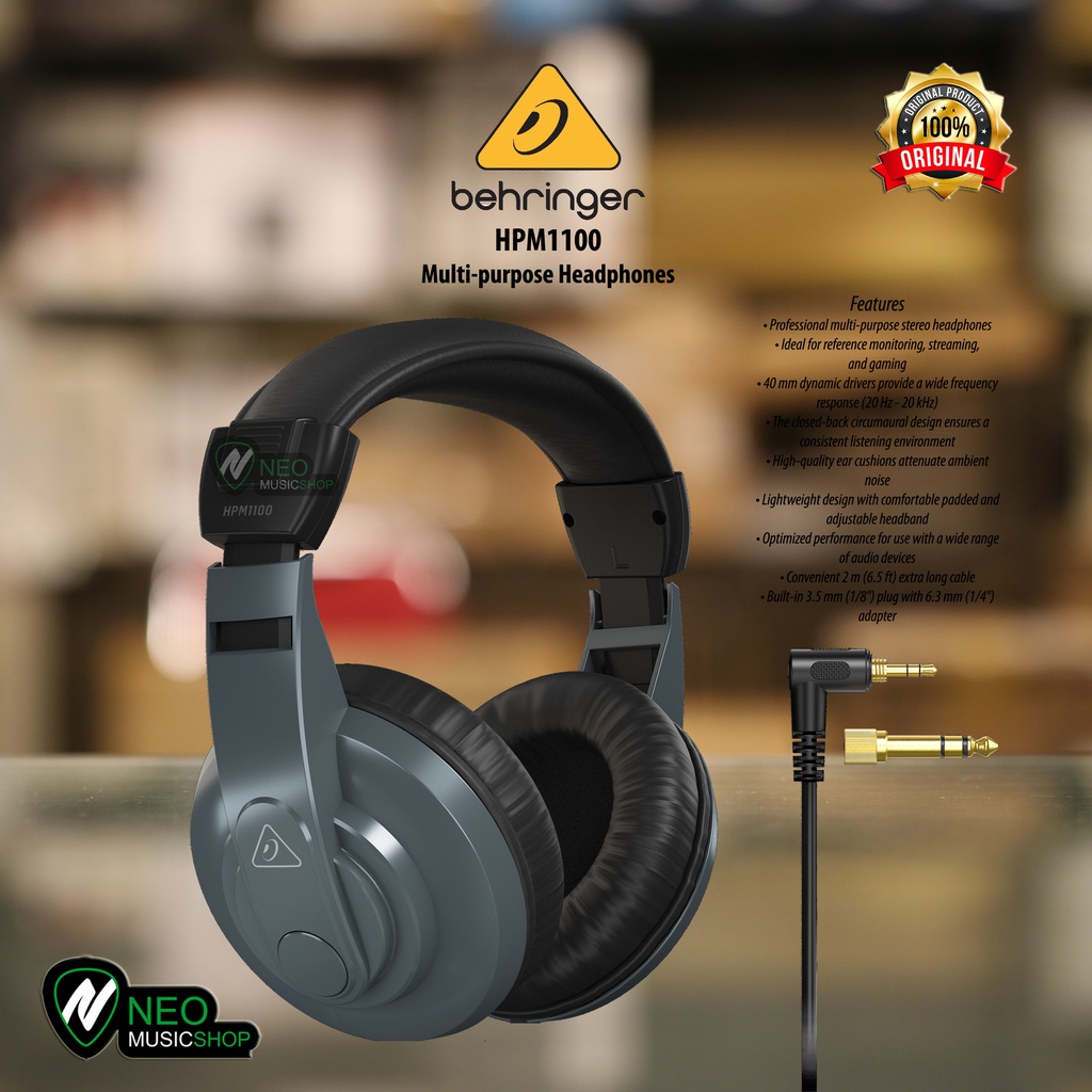 Jual Behringer HPM HPM1100 Multi-purpose Headphones | Shopee Indonesia