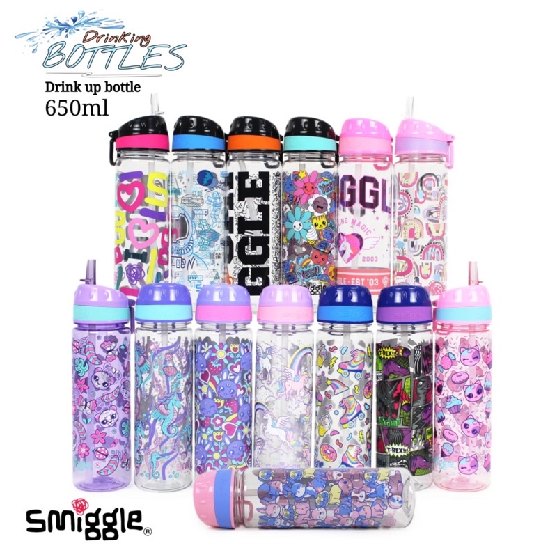 Jual BOTOL MINUM ANAK BERKUALITAS/ BOTOL MINUM SMIGGLE / SMIGGLE WATER BOTTLE / HADIAH KADO ANAK ...