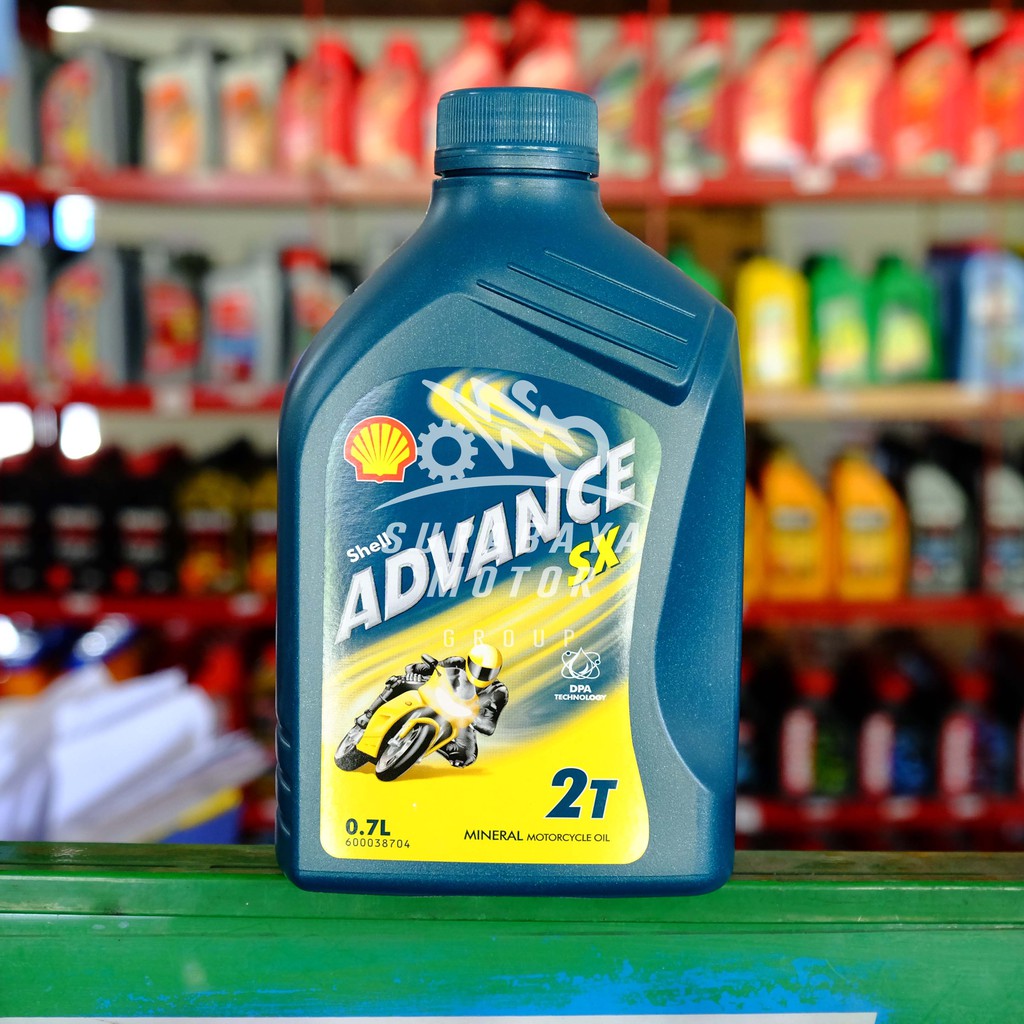 Jual Oli Samping Shell Advance SX 2T Mineral 0.7 liter | Shopee Indonesia