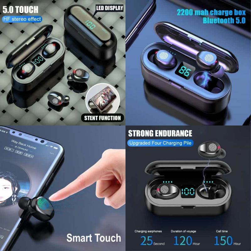 Jual headset bluetooth F9 | Shopee Indonesia