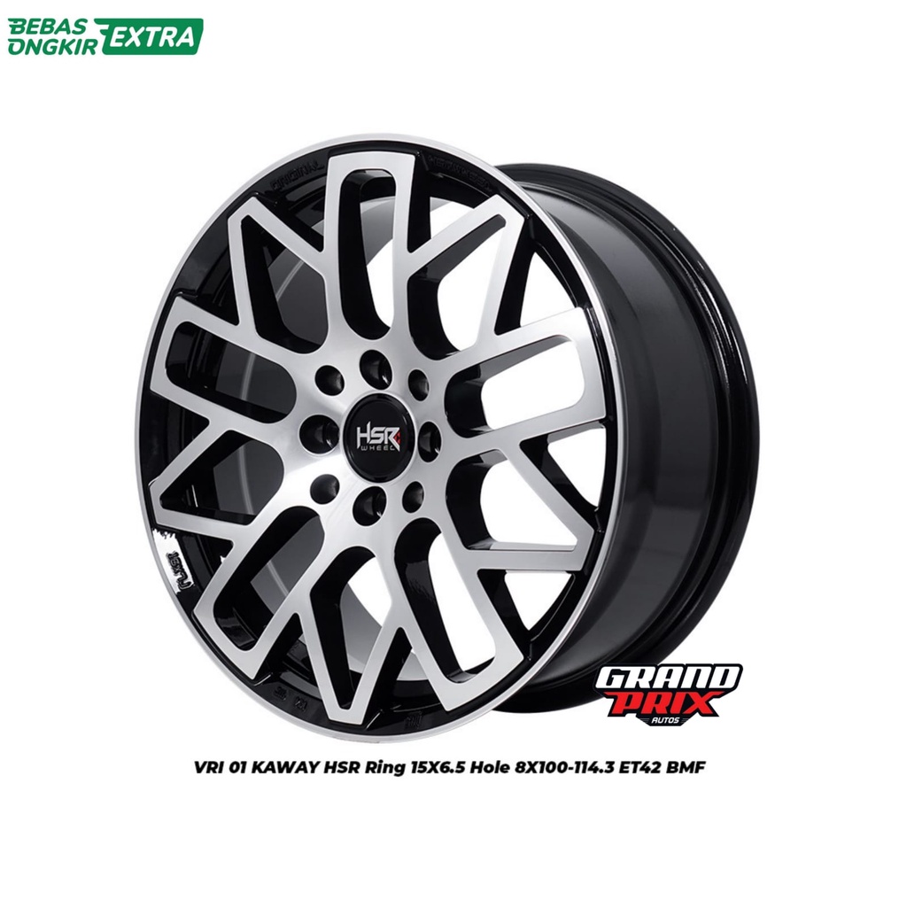 Jual Velg Mobil Racing Murah R15 HSR VRI 01 KAWAY Warna BMF Buat Valco ...