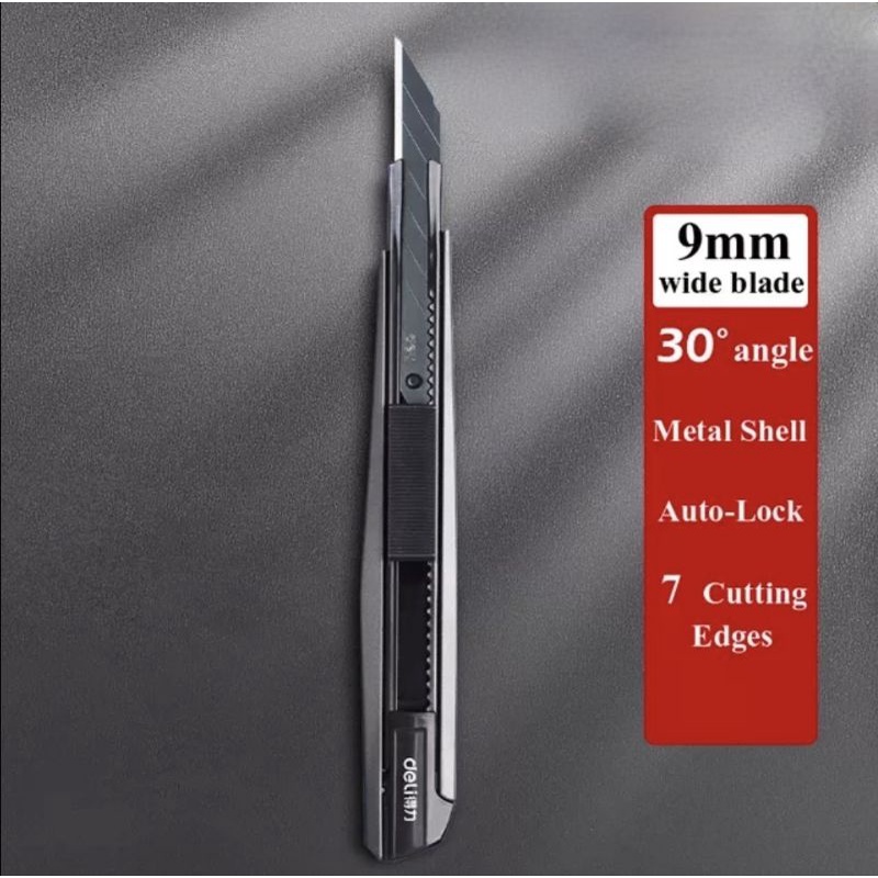 Jual Deli cutter pisau baja hitam SK2 SK5 | Shopee Indonesia