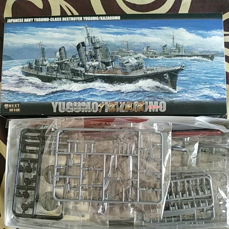 Jual ijn destroyer yugumo kazamo class set 2 pcs 1/700 model kit fujimi ...