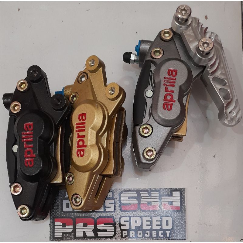 Jual kaliper aprilia 4p braket tiger 300 300mm tirev | Shopee Indonesia