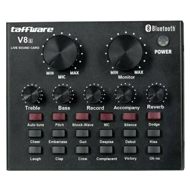 Jual ORIGINAL TAFFWARE Soundcard Live Broadcast Microphone Headset ...