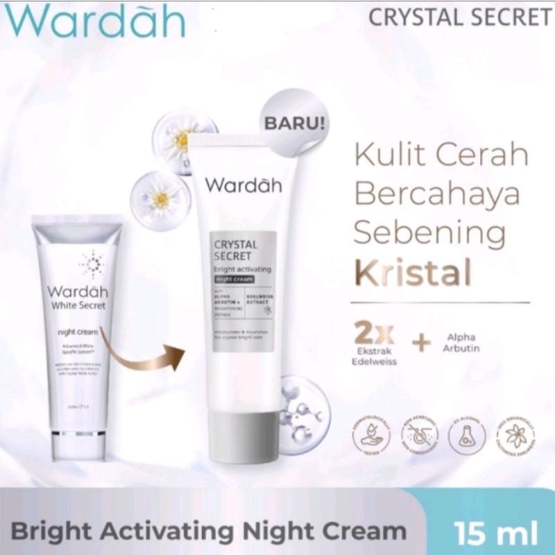 Jual Wardah crystal secret Day & Night 15ml | Shopee Indonesia