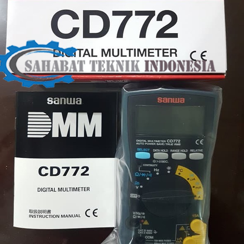 Jual AVOMETER CD772 / Multimeter Digital SANWA CD772 / CD 772 | Shopee Indonesia