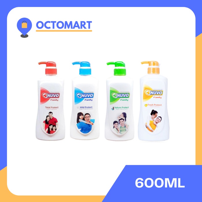Jual NUVO Sabun Mandi Cair Botol 550ML Total Mild Nature Care Fresh Relax Sakinah Protect ...