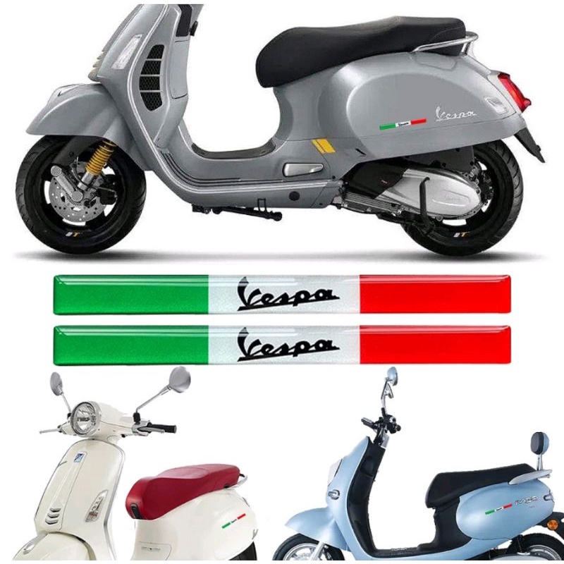 Jual 3D sticker resin decal italy Vespa piagio sprint Primavera LX s ...
