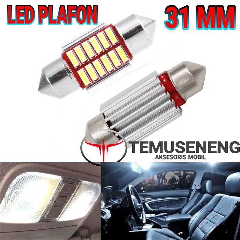 Jual Lampu Led Plafon Mobil 31 Mm Canbus 12 Smd Mata Kabin Cabin ...
