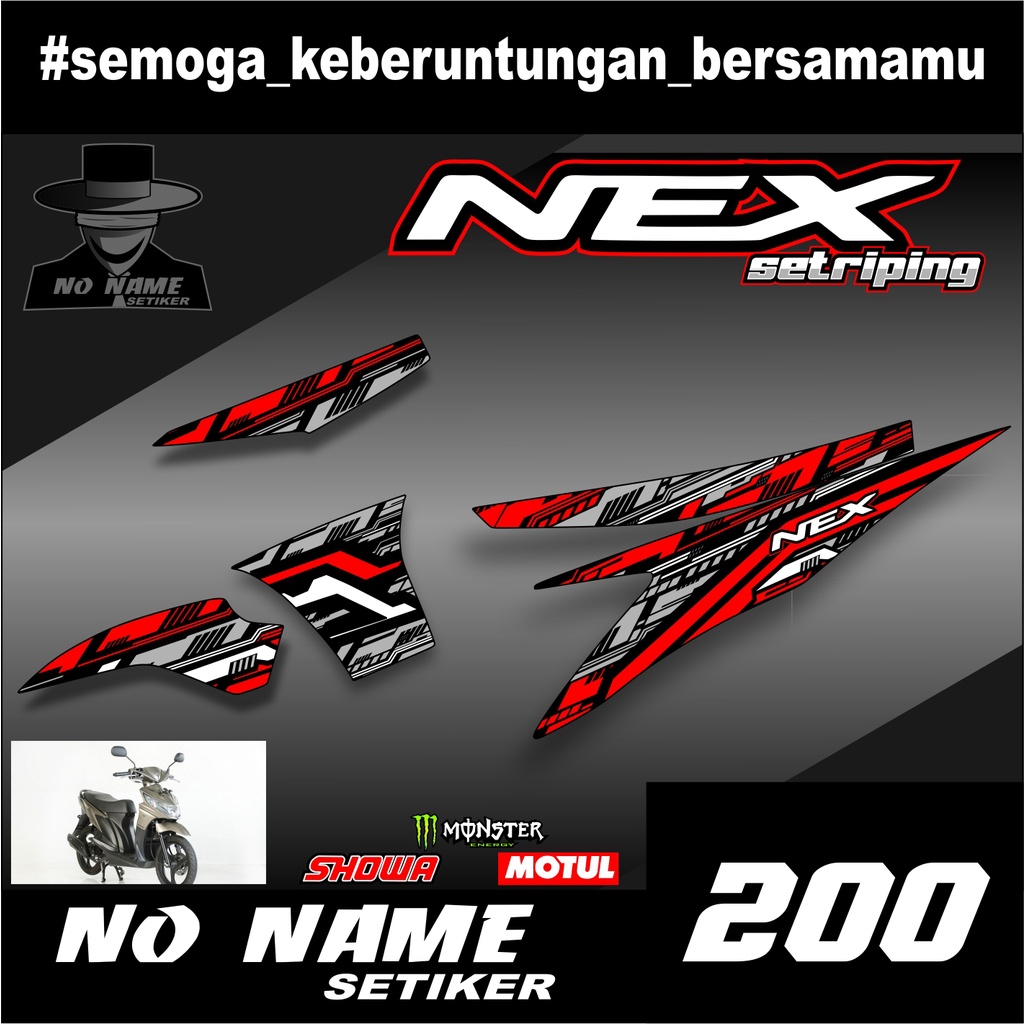 Jual Stiker striping variasi suzuki next (200) - decal Stiker setriping ...
