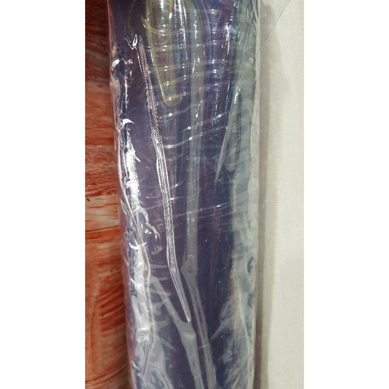 Jual Jual plastik Taplak Meja Makan Pembungkus Buku bening Mika PVC Meteran Lebar 137cm murah di ...