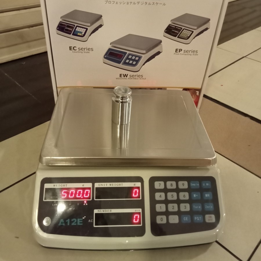 Jual Timbangan Counting Scale 30kg x 1g/ Timbangan hitung baud/mur 30kg/1gram | Shopee Indonesia