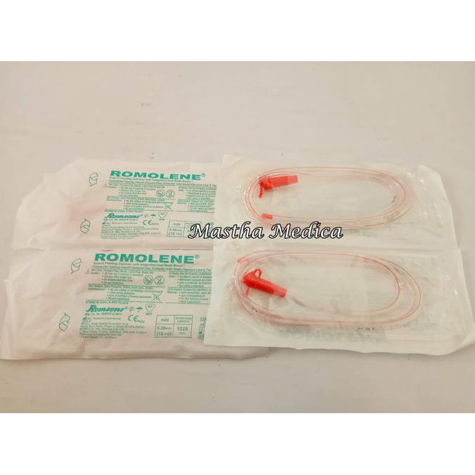 Jual Selang Makan NGT Feeding Tube Romolene Dewasa Romsons 16 FR Satuan ...