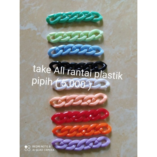 Jual RANTAI PALSTIK HITAM N BENING N DOVE | Shopee Indonesia