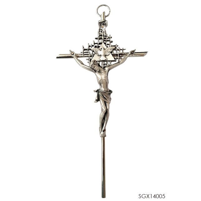 Jual Salib Gantung Metal Roh Kudus 20cm Doa Katolik | Shopee Indonesia