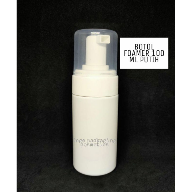 Jual BOTOL FOAMER 100 ML PUTIH IMPORT MODEL PENDEK (13.5CM) | Shopee Indonesia