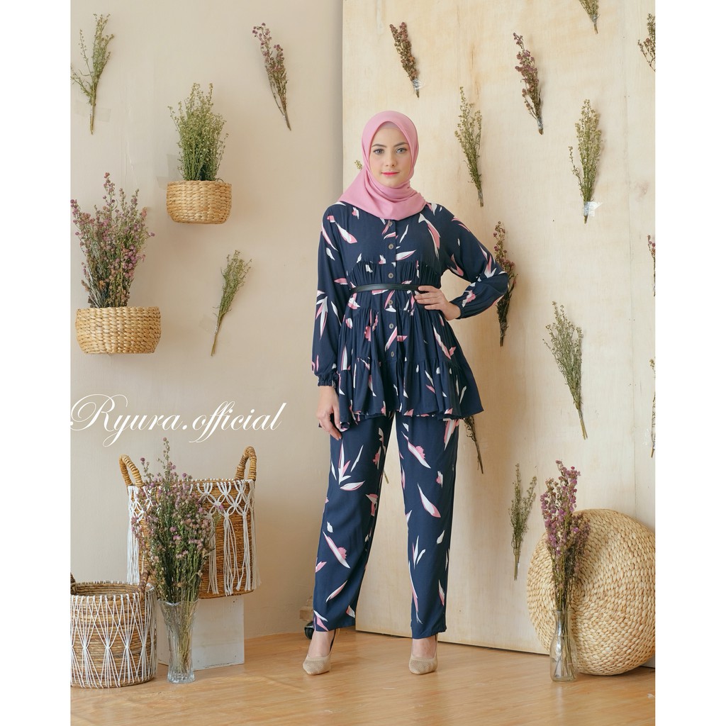 Jual ONE SET RAYON PREMIUM (RUFFLES) | Shopee Indonesia