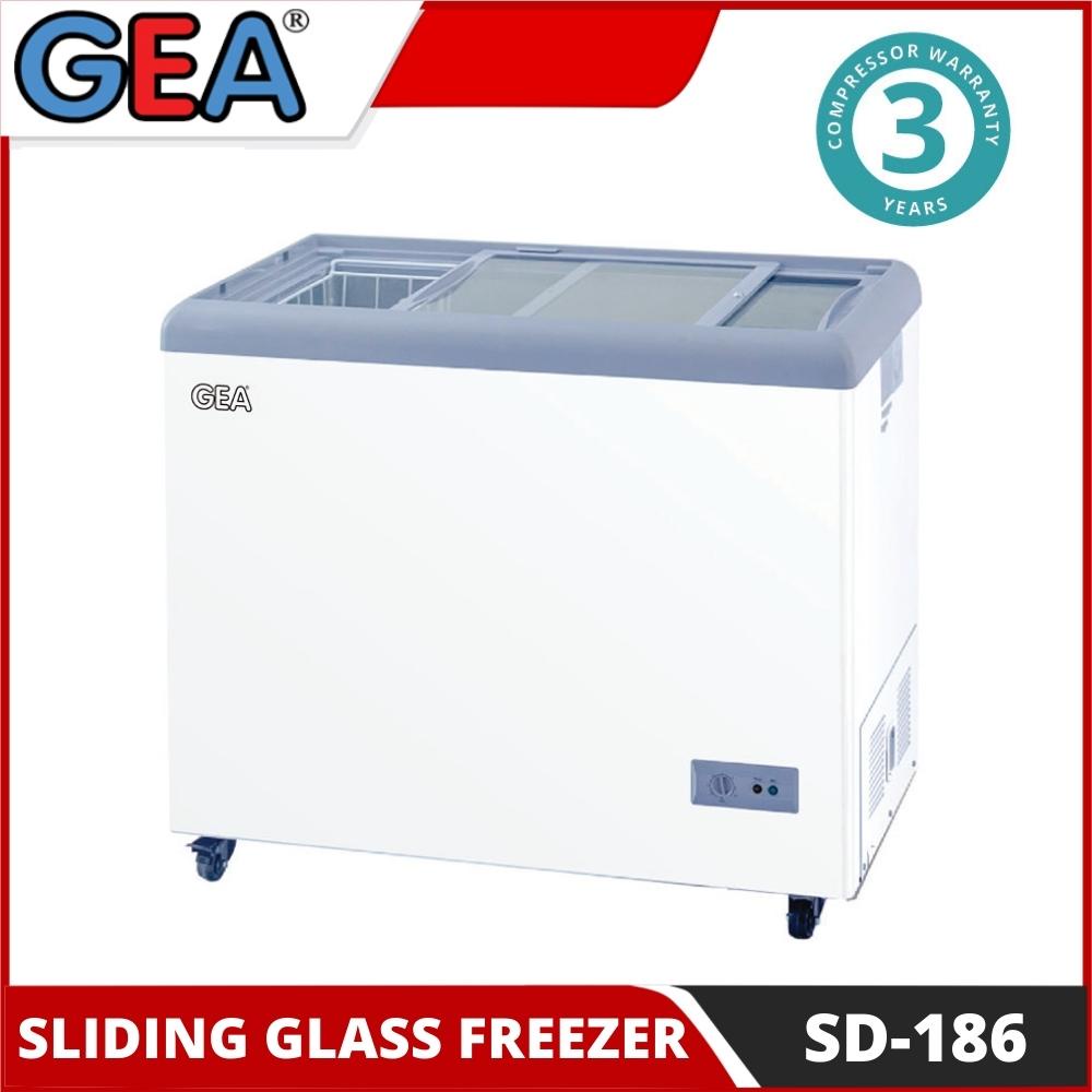 Jual FREEZER ES KRIM GEA SD-186H KULKAS ICE CREAM PINTU KACA SD 186H ...