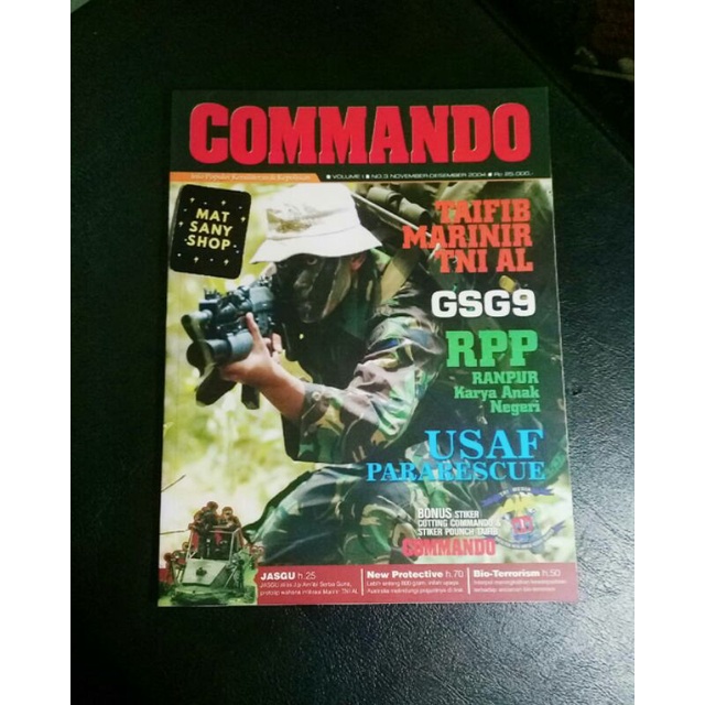 Jual MAJALAH COMMANDO VOLUME I NO 3 TAHUN 2004 | Shopee Indonesia