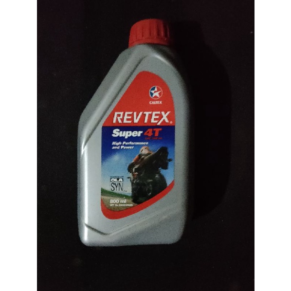 Jual OLI MESIN CALTEX REVTEX SUPER 4T 0,8 L SAE 20W-40 ,API SJ , JASO ...